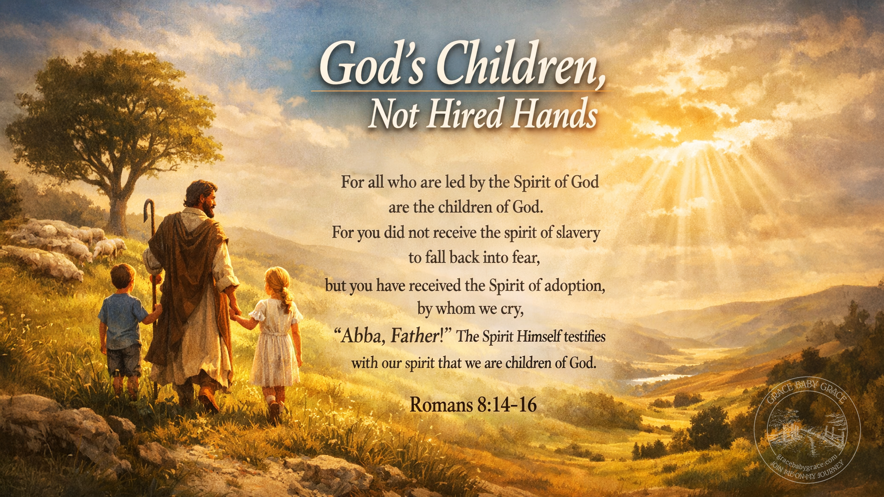 God’s Children, Not Hired Hands - Grace Baby Grace